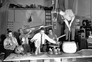 12 Historical Colorized Images of Music Studios & Sound Creators